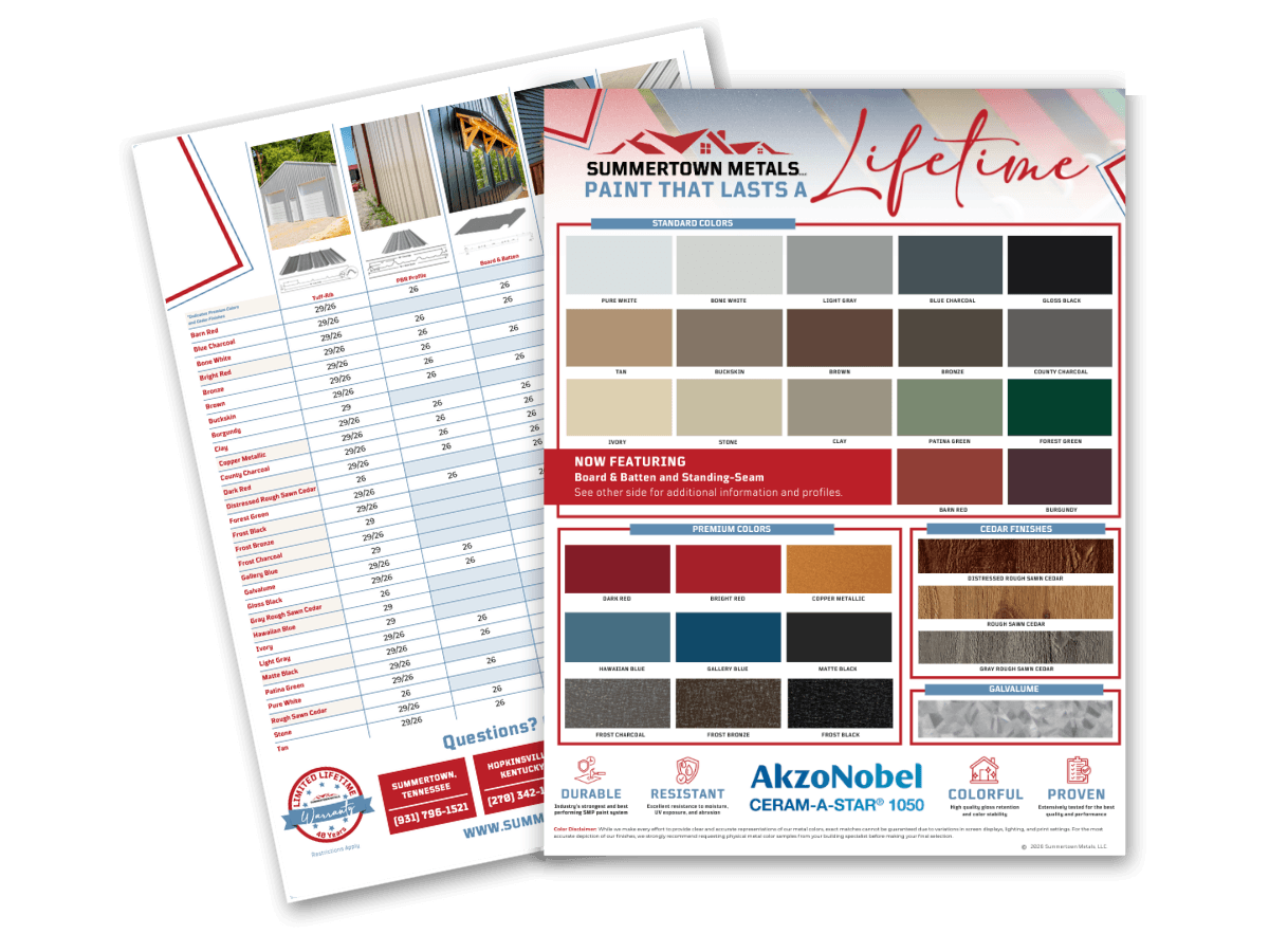 Summertown Metals – Metal Roofing and Metal Siding