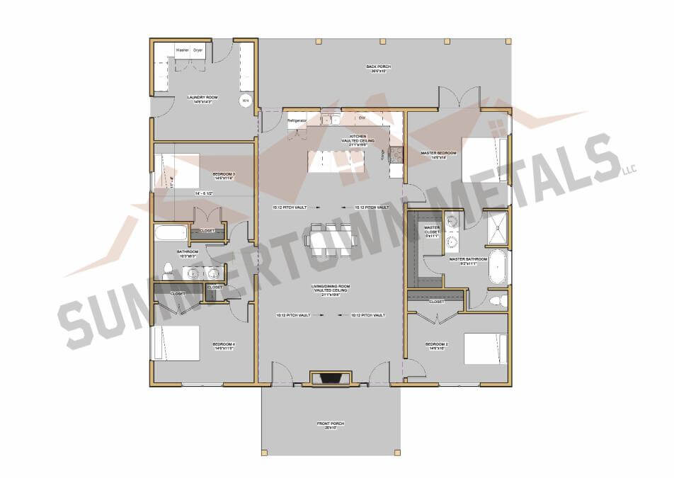 Summertown Metals – Southern Monitor Barndominium