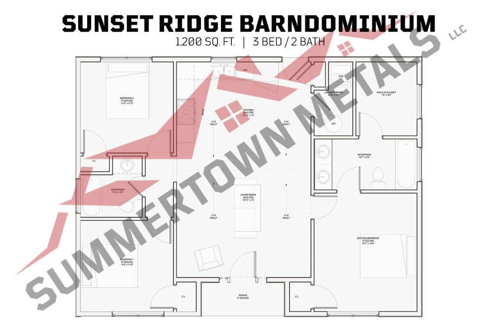 Summertown Metals – Sunset Ridge Barndominium